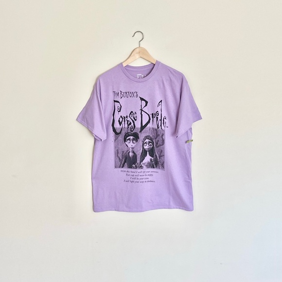 Warner Bros. | Shirts | New Tim Burtons Corpse Bride Graphic Purple ...